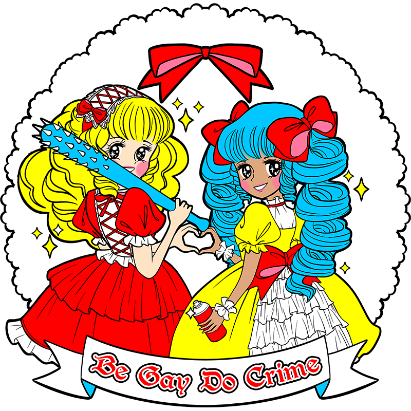 𝑴𝒂𝒅𝒆 𝒕𝒐 𝑶𝒓𝒅𝒆𝒓 Be Gay Do Crime (Vintage Otome) sweater - Mezzo Studio